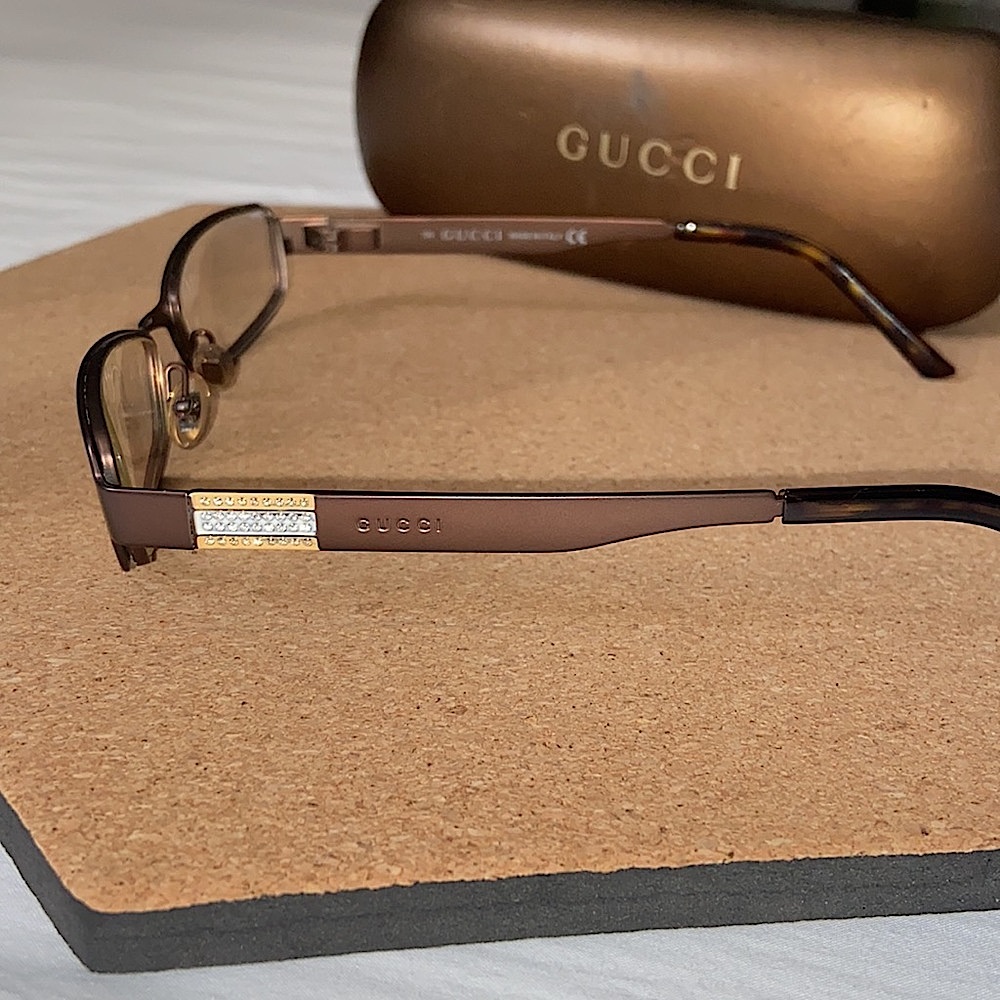 Authentic Gucci Rectangle Eyeglass Frames Gg 2769/Str… - Gem